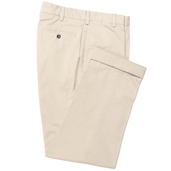 Stone Combed Cotton Pants - Classic Fit (SS24)